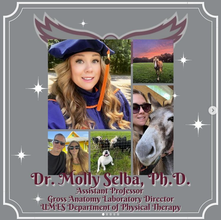 Assistant Professor at UMES – Dr. Molly Selba
